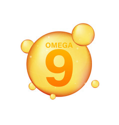 Omega 3 fish oil supplements advertising Vector Image