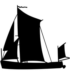 Sloop Royalty Free Vector Image - VectorStock