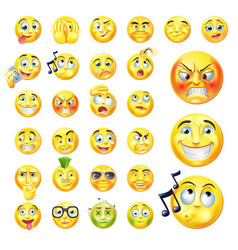 Emoticon with cell phone Royalty Free Vector Image