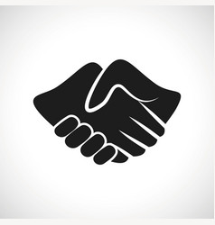 Homie soul or hand clasp handshake icon Royalty Free Vector