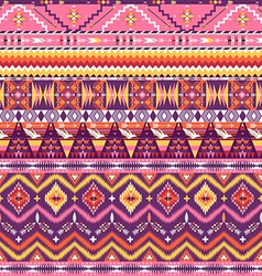 Seamless colorful aztec pattern Royalty Free Vector Image