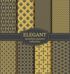 Abstract hand drawn seamless background patterns Vector Image