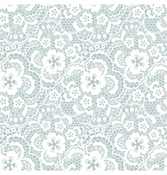 Lace seamless pattern with flowers Royalty Free Vector Image