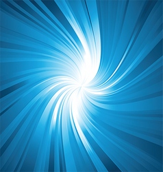 Blue explosion background with rays Royalty Free Vector