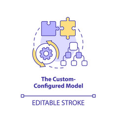 Operations blue gradient concept icon Royalty Free Vector