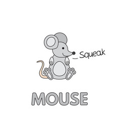 Cartoon beetle flashcard for children Royalty Free Vector