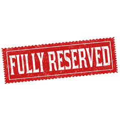 Overbooked sign or stamp Royalty Free Vector Image