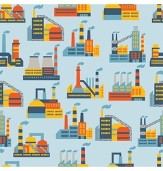 Factory or industrial building Royalty Free Vector Image