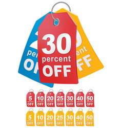 Zero percent sticker Royalty Free Vector Image
