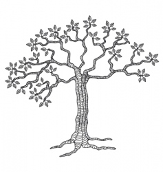 Decorative tree Royalty Free Vector Image - VectorStock