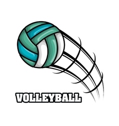 Volleyball pattern symbol Royalty Free Vector Image