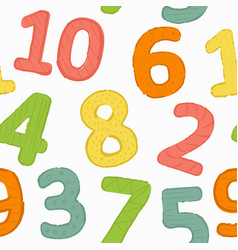 Counting from 1 to 10 number 2 page with colorful Vector Image