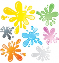 Pink splodge Royalty Free Vector Image - VectorStock