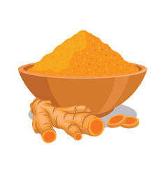 Turmeric tea Royalty Free Vector Image - VectorStock