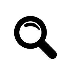 Magnifying glass lupe Royalty Free Vector Image