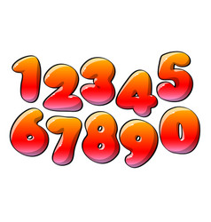 Anniversary 100 red 3d numbers Royalty Free Vector Image