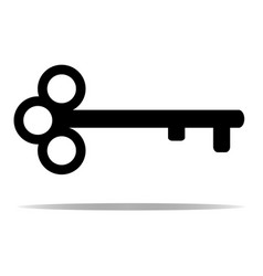 Simple ancient column line icon symbol and sign Vector Image