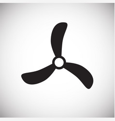 Boat propeller hand drawn outline doodle icon Vector Image