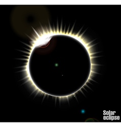 Solar eclipse Royalty Free Vector Image - VectorStock