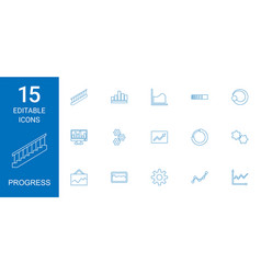 Fluid progress loading bar 100 90 80 70 60 50 40 Vector Image