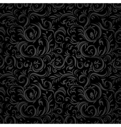 Dark seamless pattern Royalty Free Vector Image