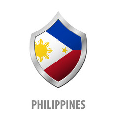 Philippines flag Royalty Free Vector Image - VectorStock