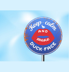 Keep calm its spring Royalty Free Vector Image