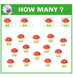 Math task for preschool children Royalty Free Vector Image