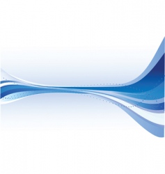 Abstract blue waves Royalty Free Vector Image - VectorStock