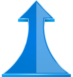Blue arrow Royalty Free Vector Image - VectorStock