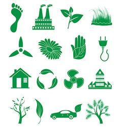 Tree icons set Royalty Free Vector Image - VectorStock