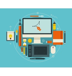 Workspace Royalty Free Vector Image - VectorStock