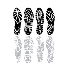 Footprints vector by mtmmarek - Image #702583 - VectorStock