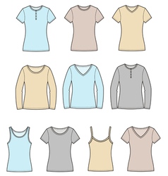 T shirts vector