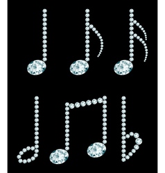 Diamond number six Royalty Free Vector Image - VectorStock