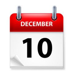 October 2 flat daily calendar icon date Royalty Free Vector