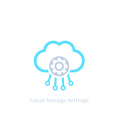 Bubble cloud icon on white background for design Vector Image