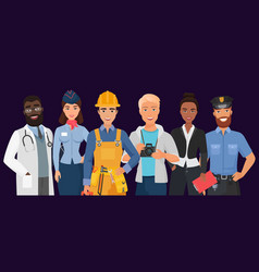 People groups and couples collection diverse Vector Image