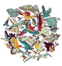 Basic colors educational page with animals Vector Image