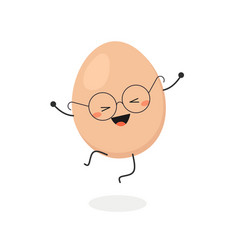 Laughing smiley with broad open mouth winked eyes Vector Image