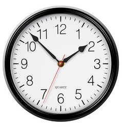 Wall mounted digital clock Royalty Free Vector Image