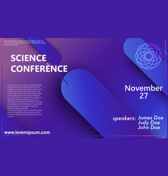 Webinar conference online meeting invitation Vector Image