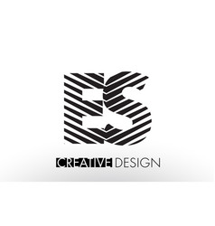 Es logo letter design Royalty Free Vector Image