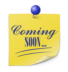 Coming soon loading screen Royalty Free Vector Image