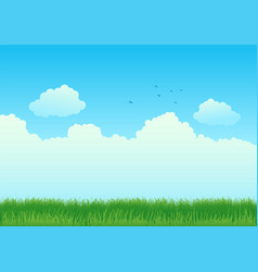 Open field Royalty Free Vector Image - VectorStock