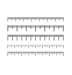 Ruler size indicators Royalty Free Vector Image