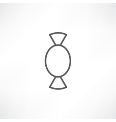 Red square candy or chocolate wrapper mockup 3d Vector Image