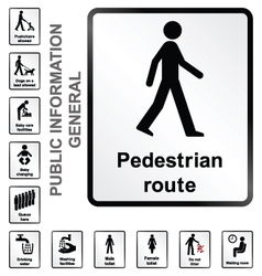 Cartoon military general holding a sign Royalty Free Vector