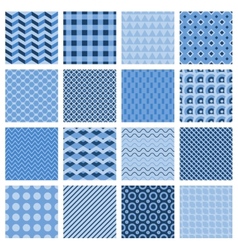 Seamless geometric patterns Royalty Free Vector Image