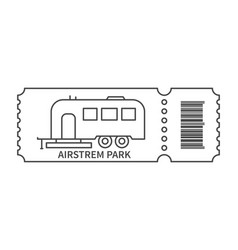 Ticket template Royalty Free Vector Image - VectorStock